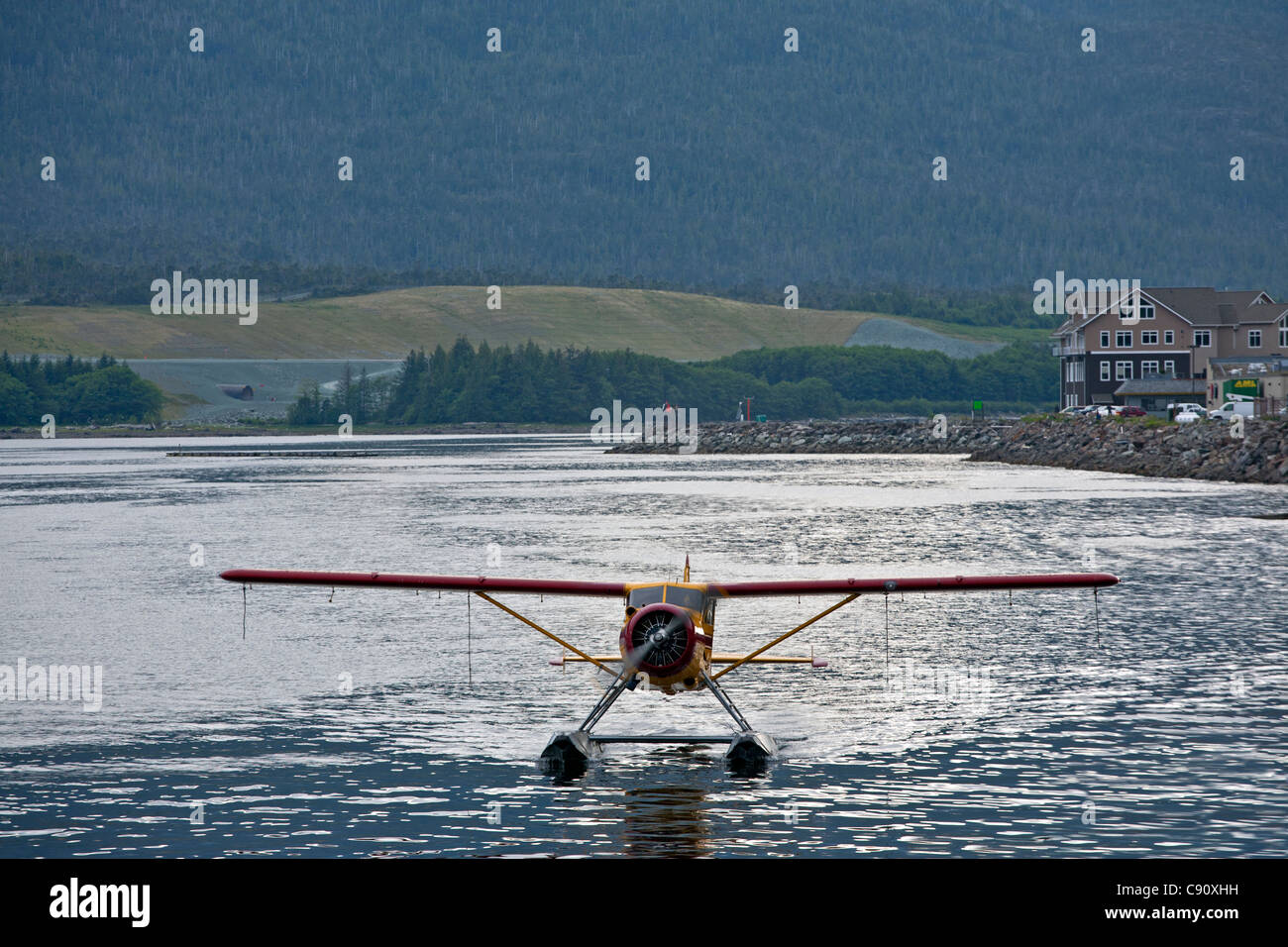 Seaplane taking off. Ketchikan. Alaska. USA Stock Photo - Alamy