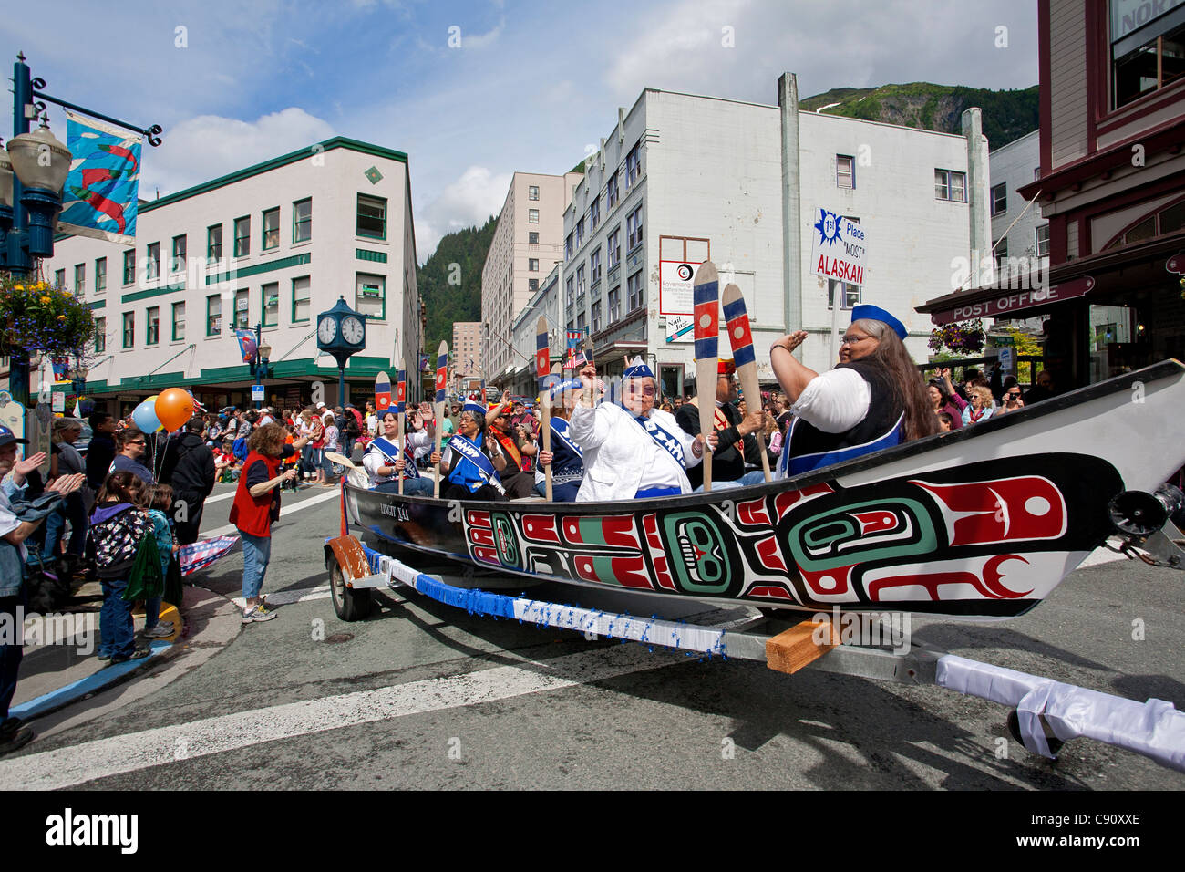 Native alaska parade hi-res stock photography and images - Alamy