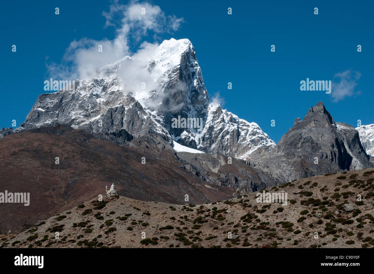 Taweche or Taweche Towers is a peak on the route to Everest Base Camp ...