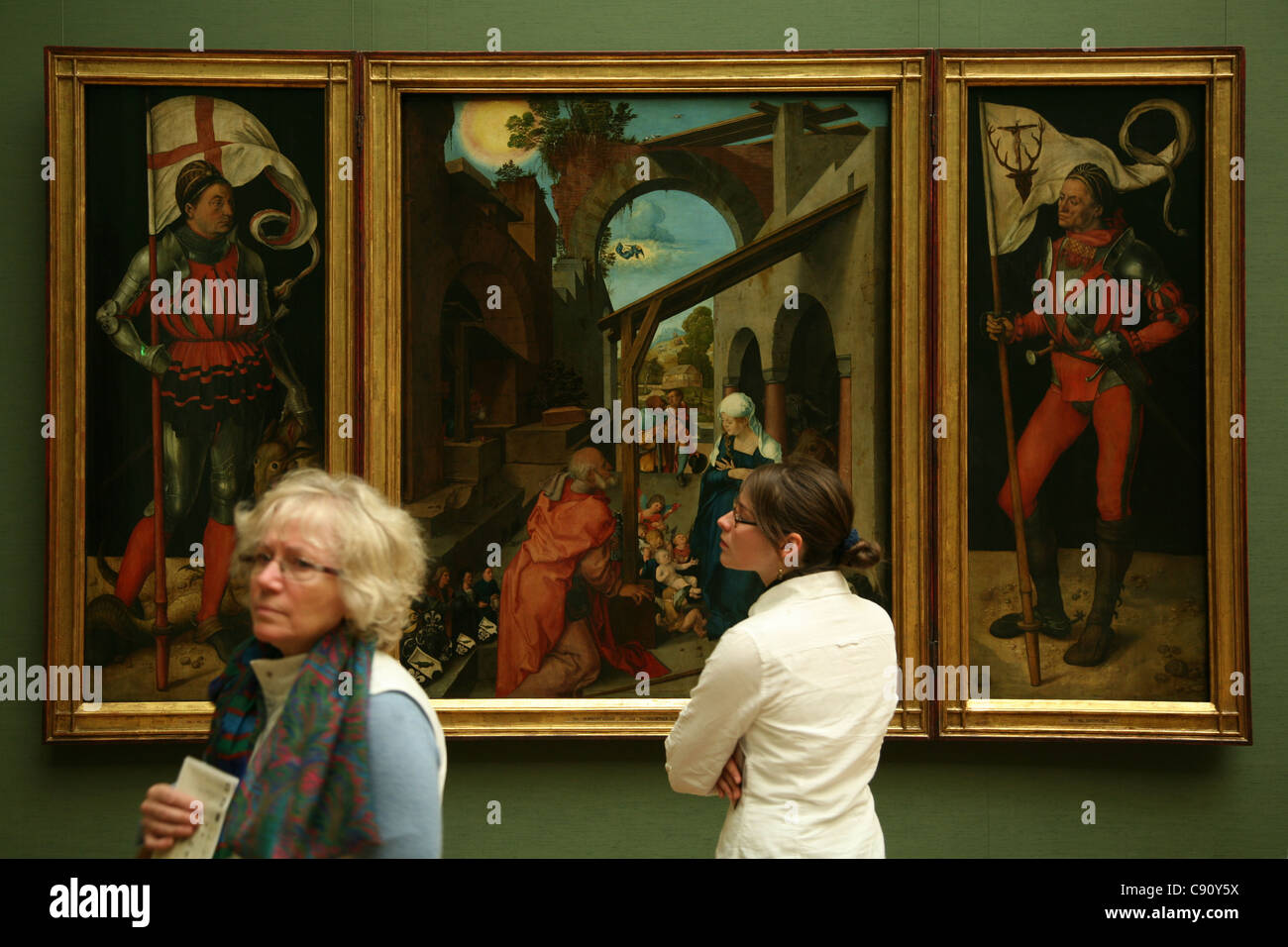 Paumgartner Altar by Albrecht Durer displayed in the Alte Pinakothek ...