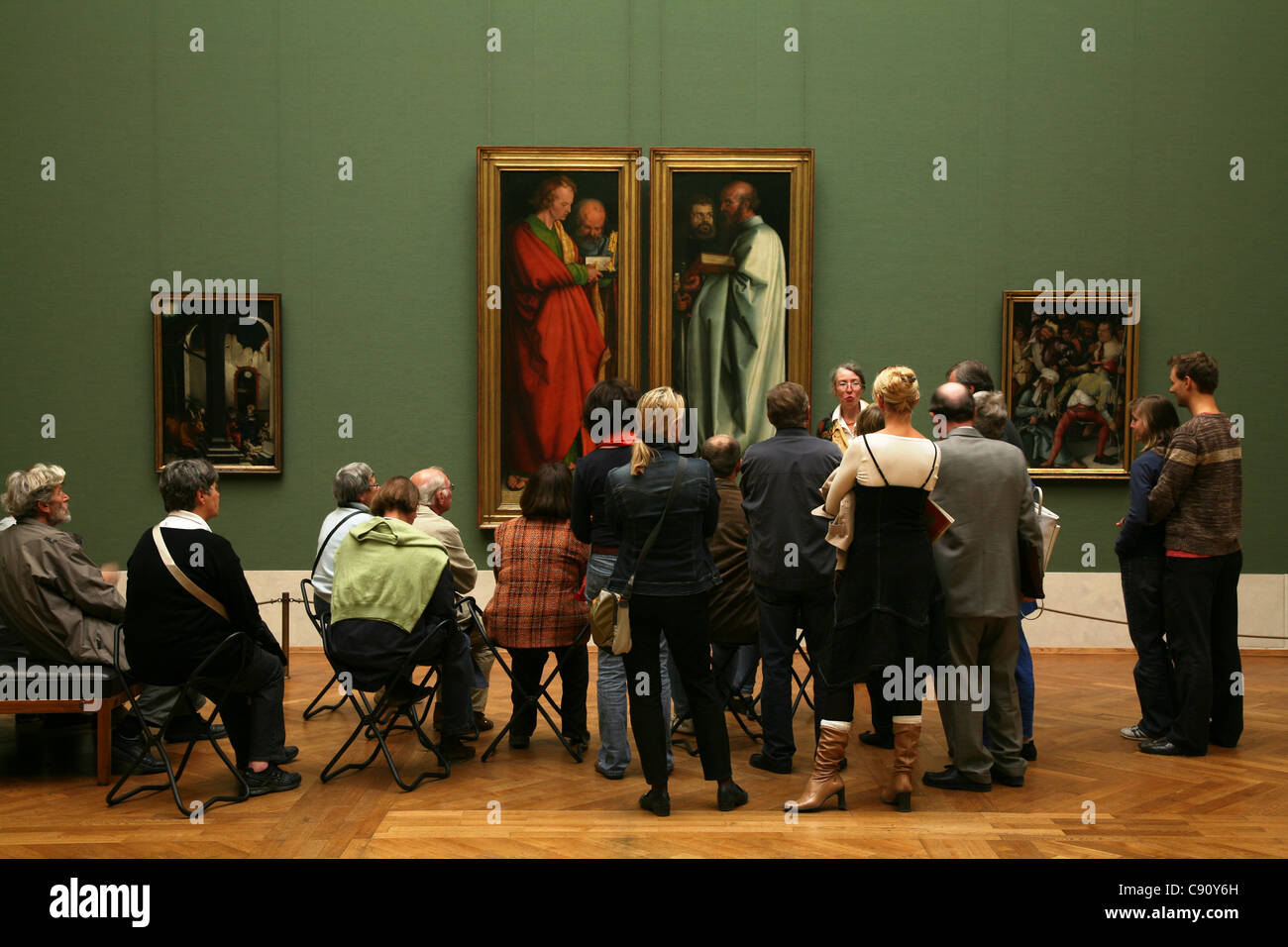 Four Apostles. Famous diptych by Albrecht Durer displayed in the Alte ...
