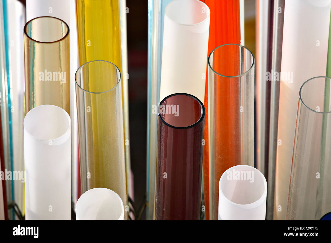 Coloured tubes hi-res stock photography and images - Alamy