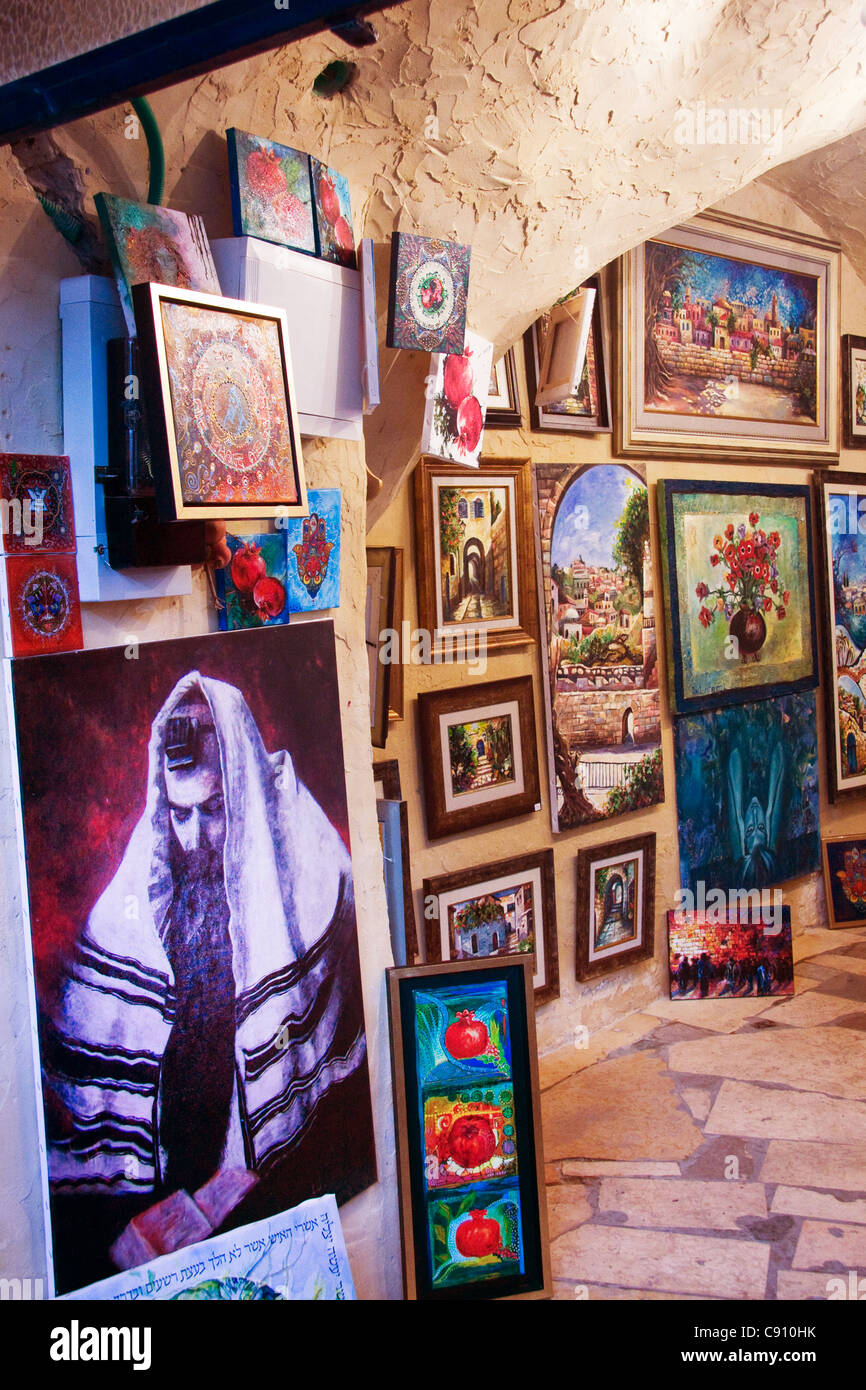 Tzfat Artist Colony in Israel Stock Photo - Alamy