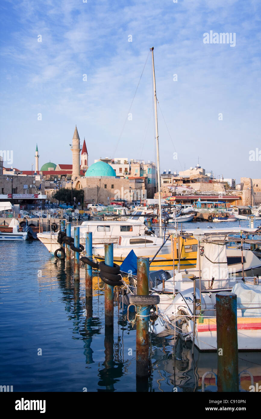 Akko Harbour in Israel Stock Photo - Alamy