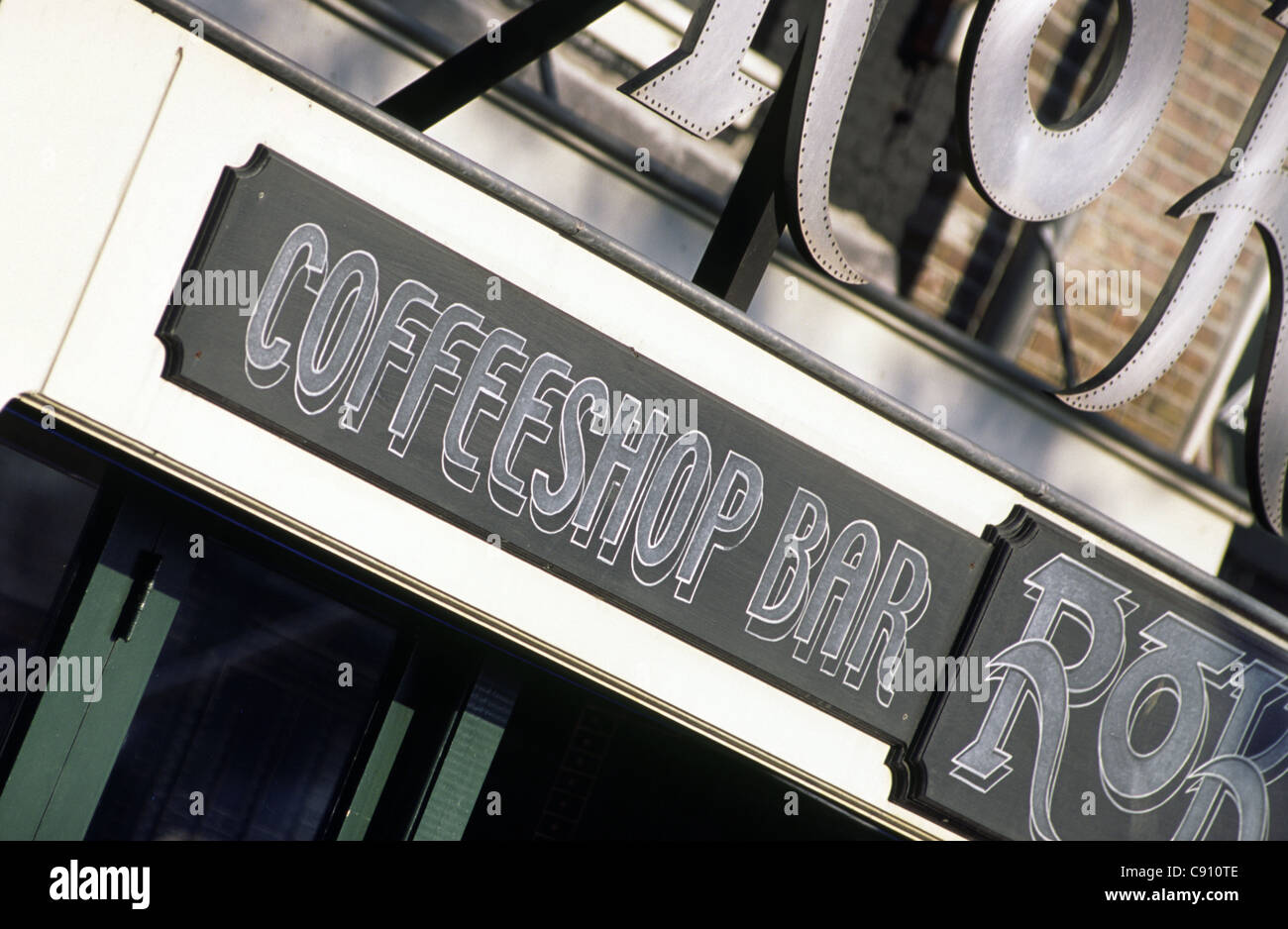 Cafe amsterdam detail hi-res stock photography and images - Alamy