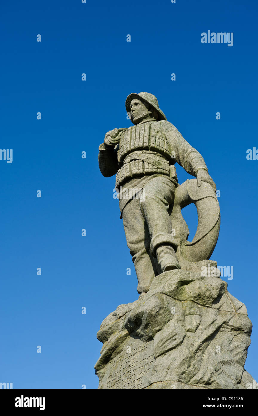 The Lytham St Annes RNLI memorial Stock Photo - Alamy