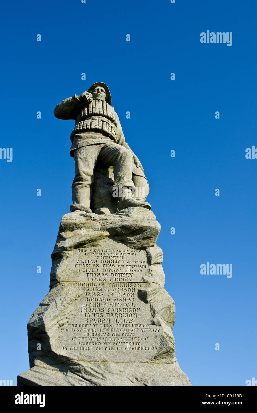 The Lytham St Annes RNLI memorial Stock Photo - Alamy