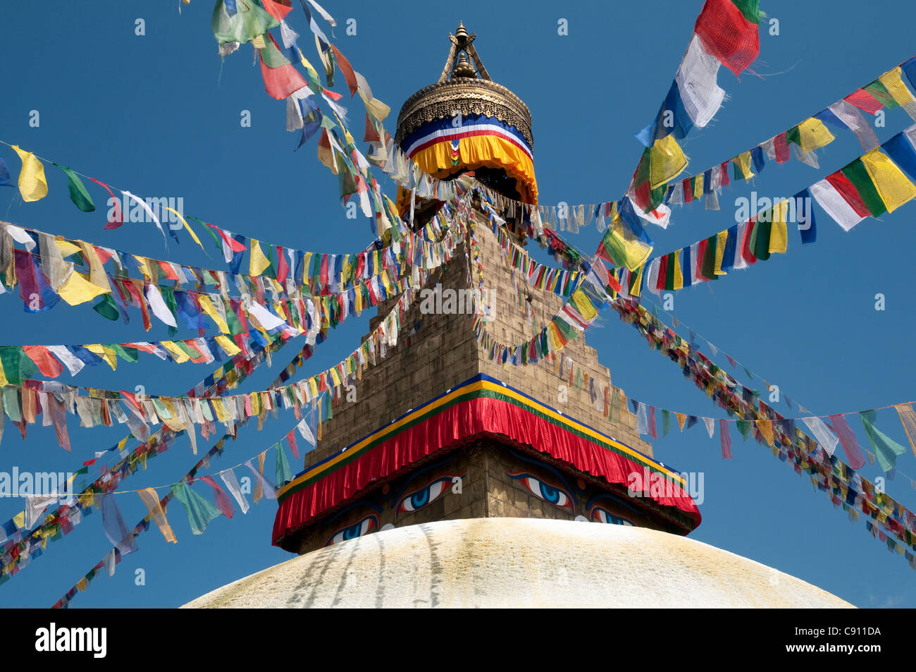 Boudhanath or Bodhnath temple is one of the holiest Buddhist sites in ...