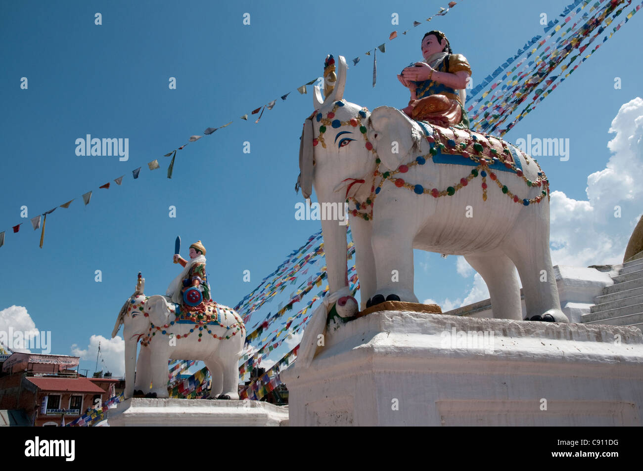 Boudhanath or Bodhnath temple is one of the holiest Buddhist sites in ...