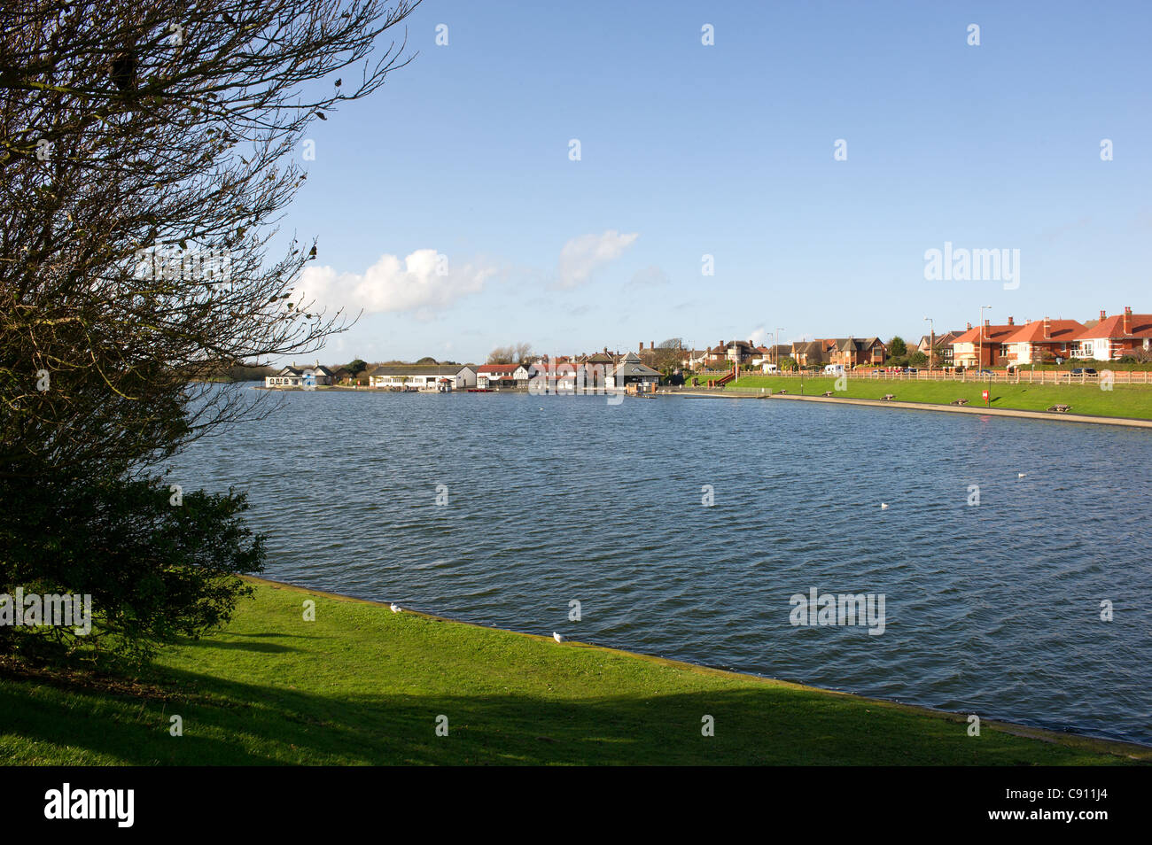 Fairhaven Lake in Lytham St Annes Stock Photo - Alamy