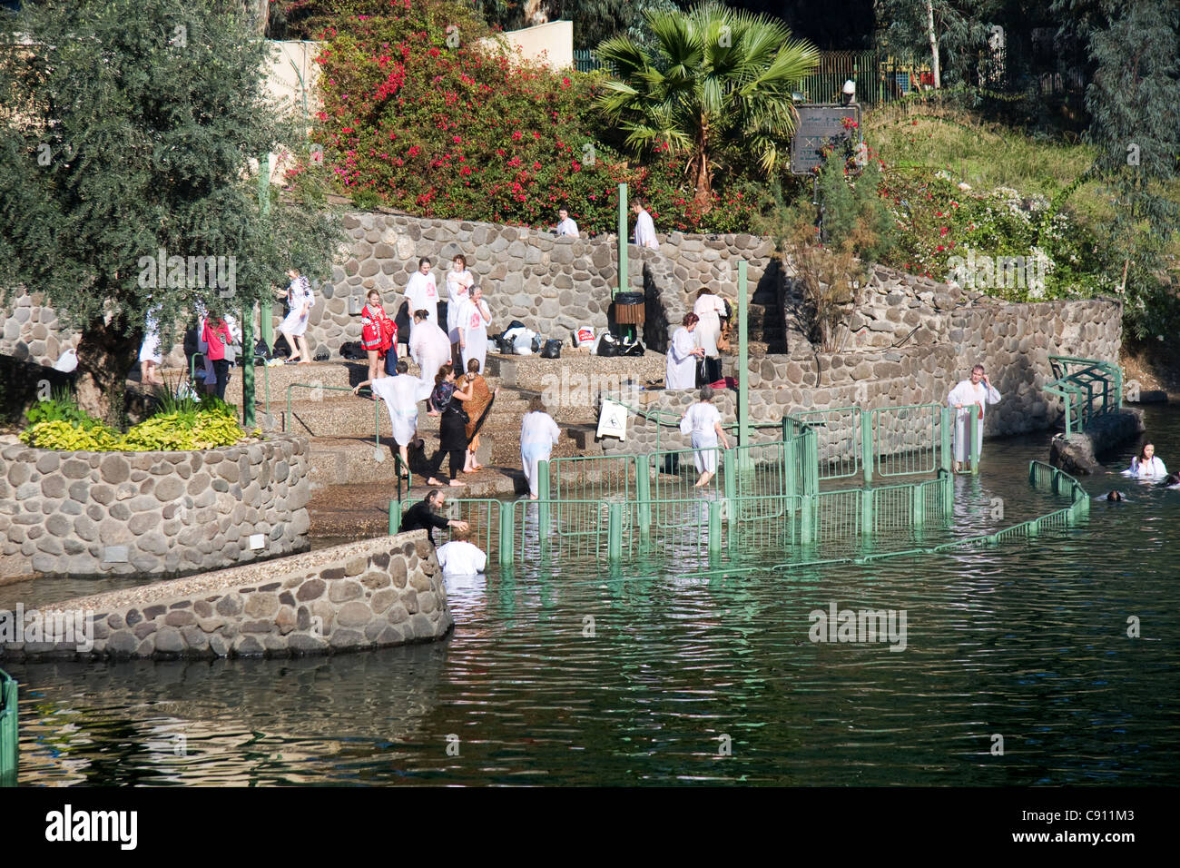 Yardenit Baptismal Site in Galilee, Israel Stock Photo - Alamy