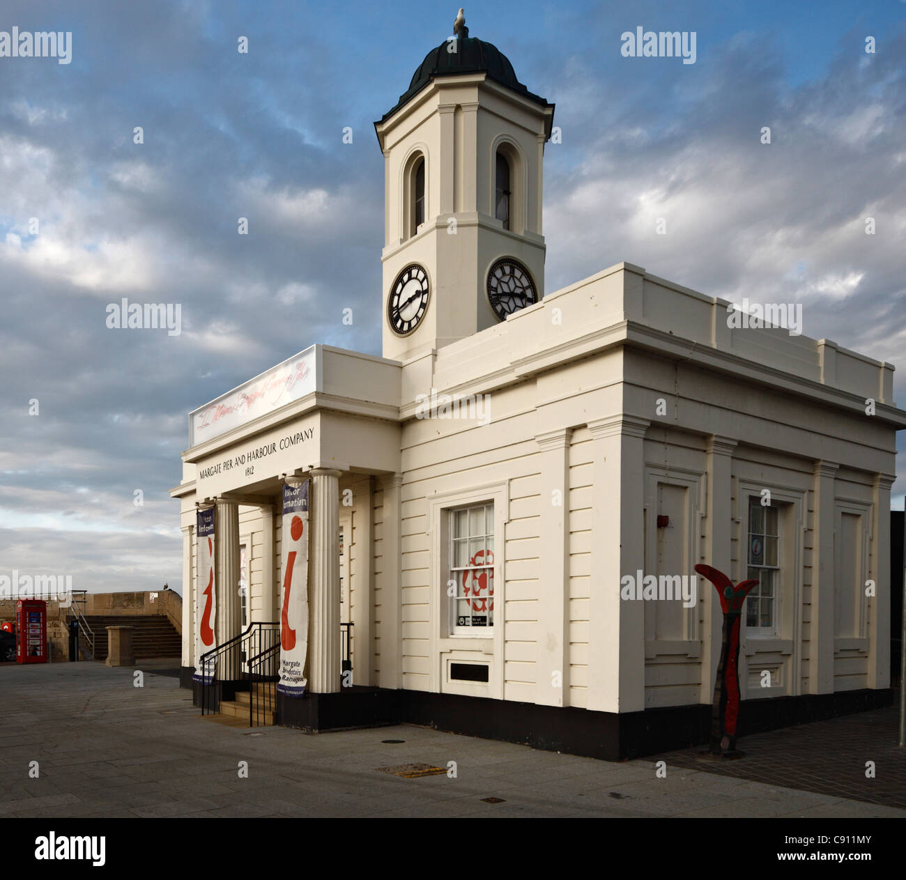 The Margate Pier and Harbour Company Building Stock Photo - Alamy