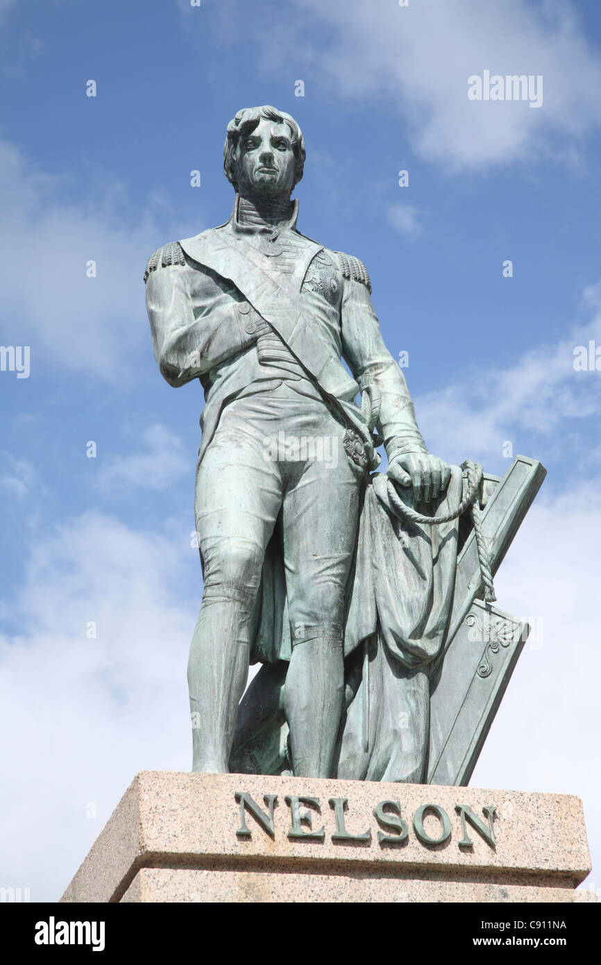 There is a statue to Admiral Lord Nelson in Heroes Square formally ...