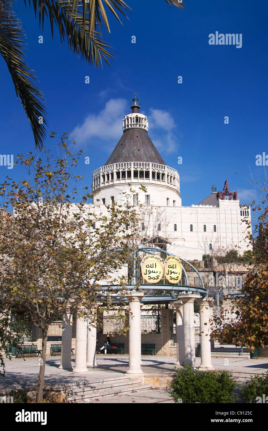 Basilica of the annunciation nazareth hi-res stock photography and ...
