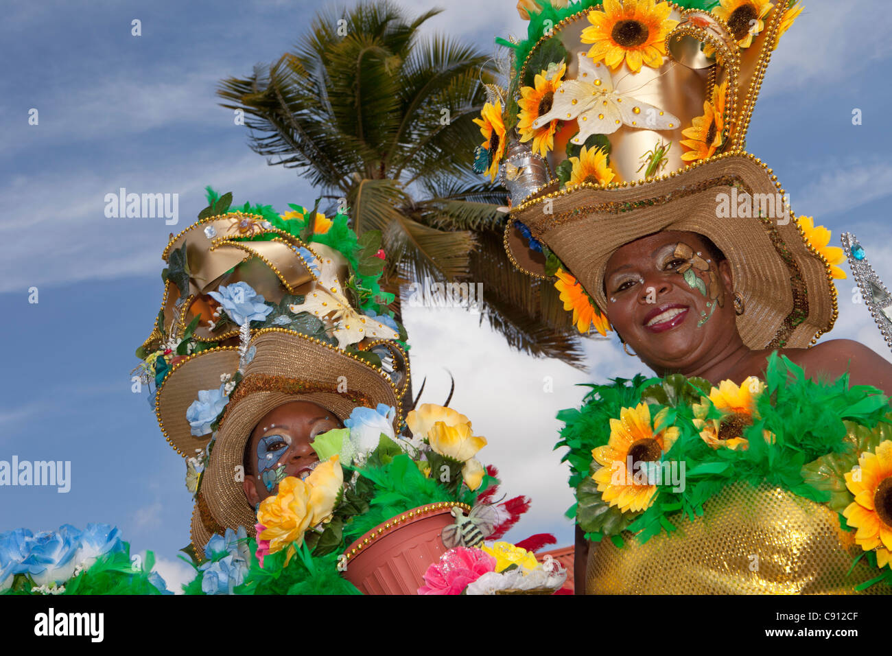The Netherlands, Bonaire Island, Dutch Caribbean, Kralendijk, Carnival ...