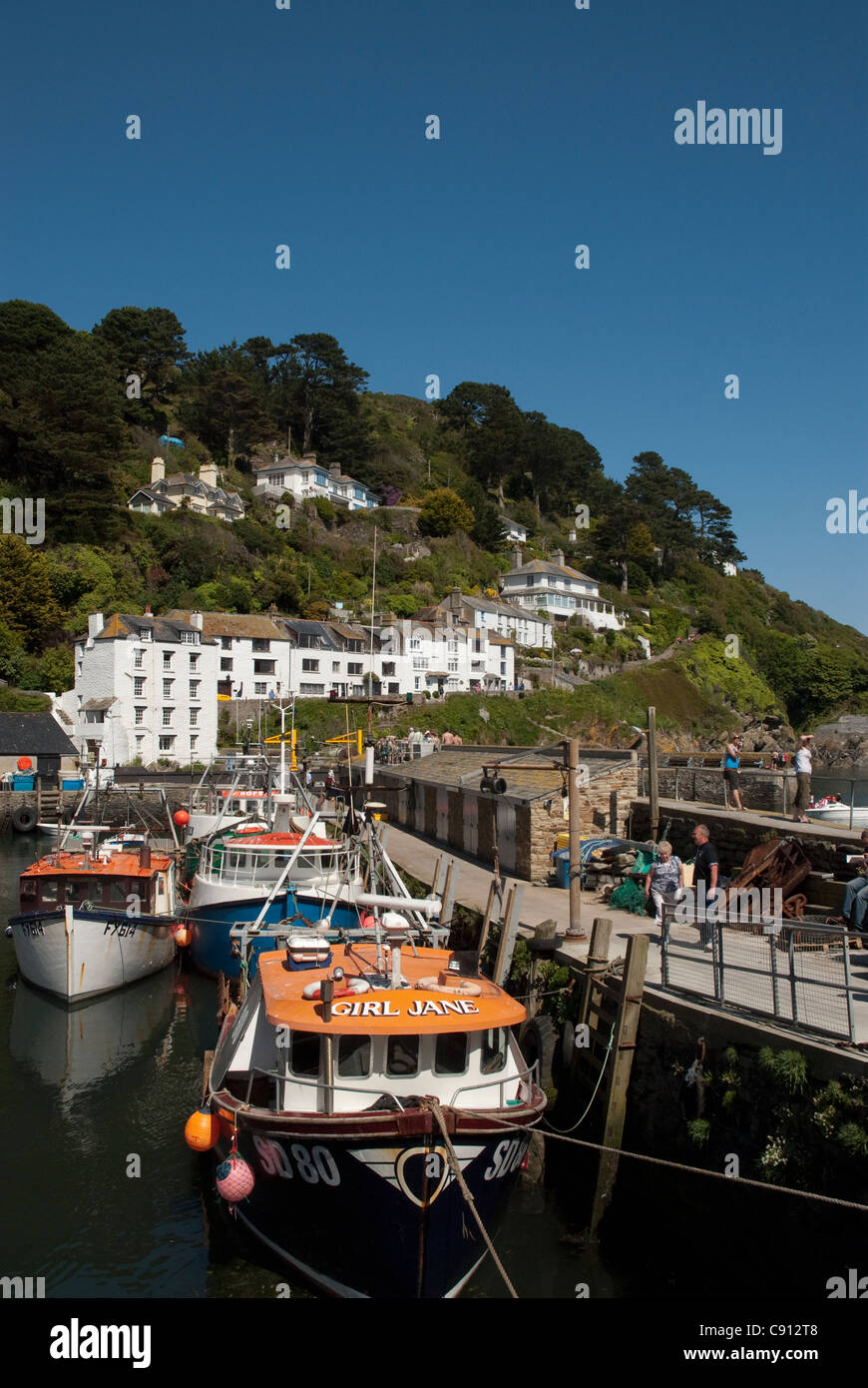 There are small coves and ports along the Cornish coastline and these ...