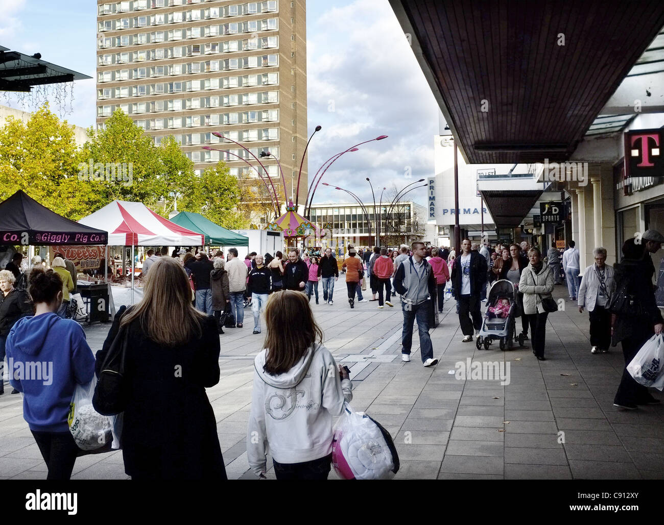 Basildon Town centre Stock Photo - Alamy