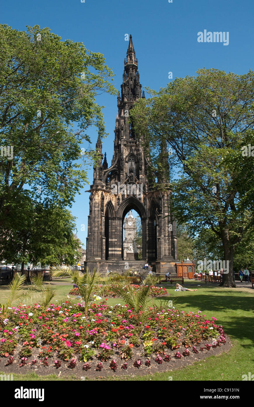 The Scott Monument is a Victorian Gothic monument to Scottish author ...