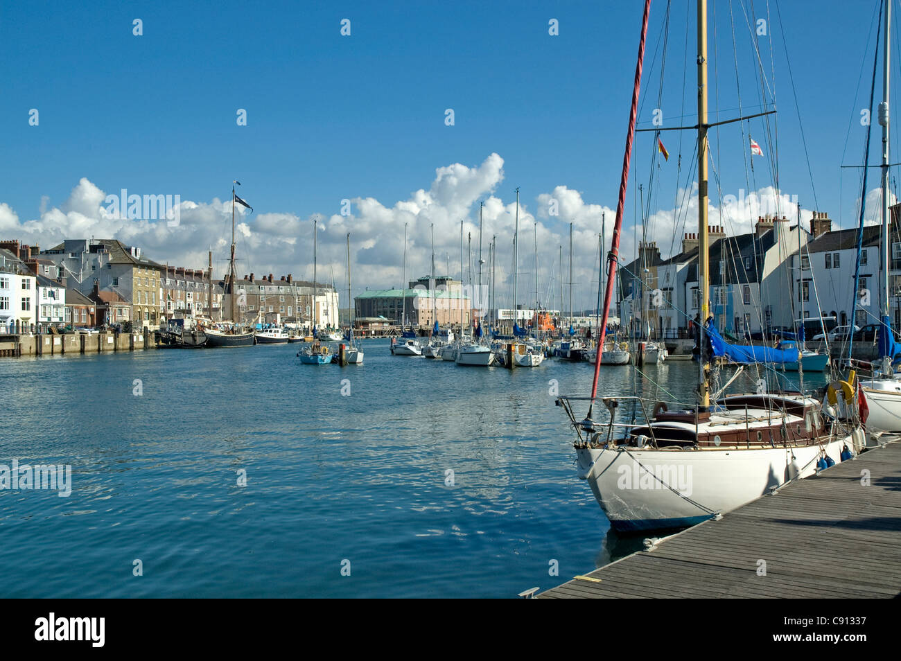 Historic harbour weymouth dorset hi-res stock photography and images ...