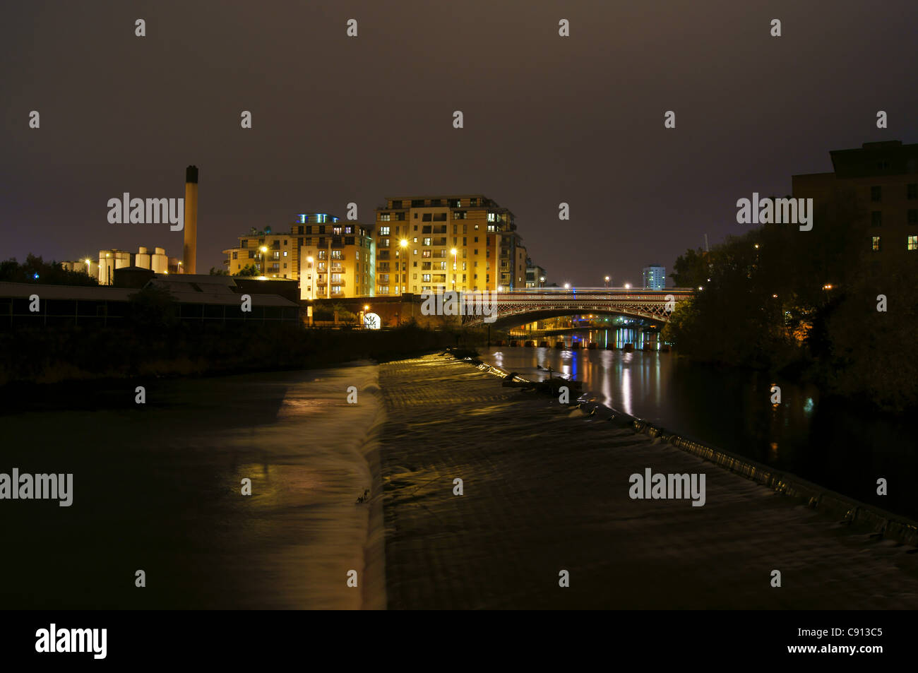 Leeds River Aire Stock Photo - Alamy