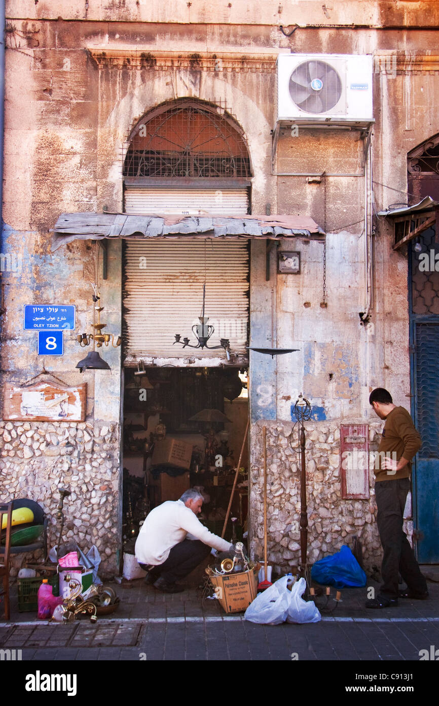Old flea market in jaffa hi-res stock photography and images - Alamy