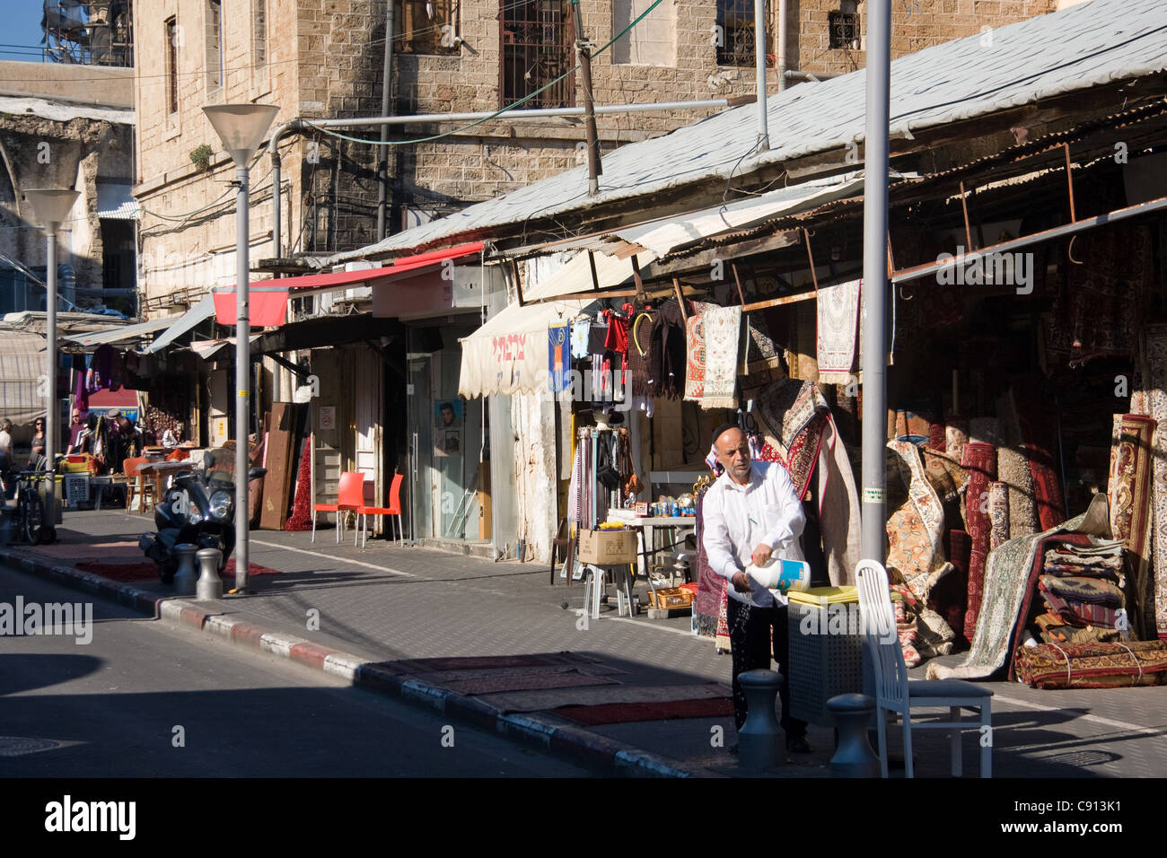 Old Flea Market in Jaffa, Tel Aviv Israel Stock Photo - Alamy