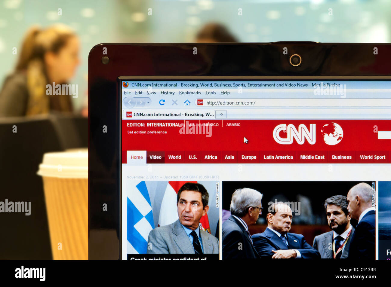 Cnn logo hi-res stock photography and images - Alamy