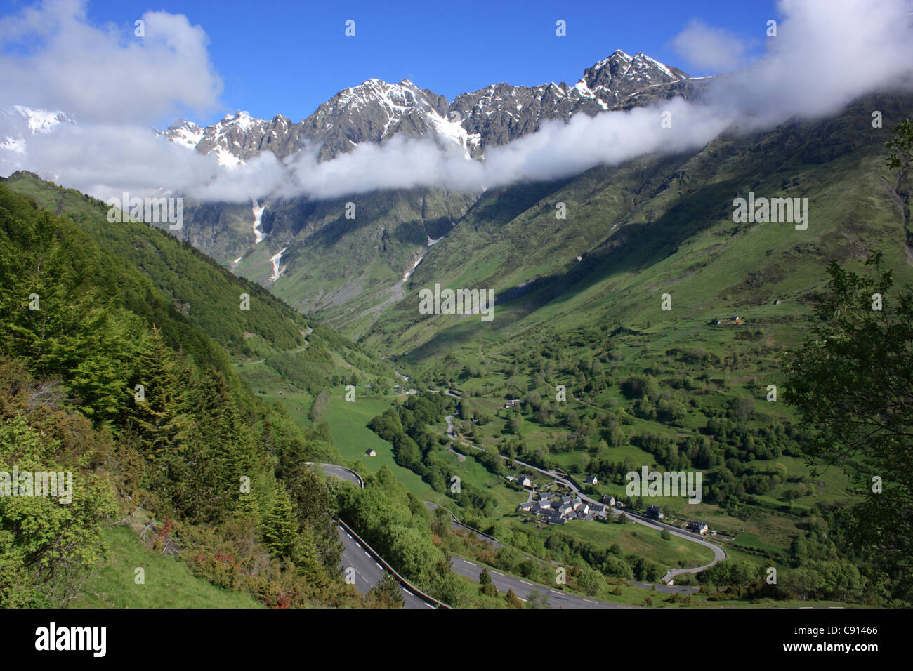 The Haute Pyrenees landscape provides some of the best walking terrain ...