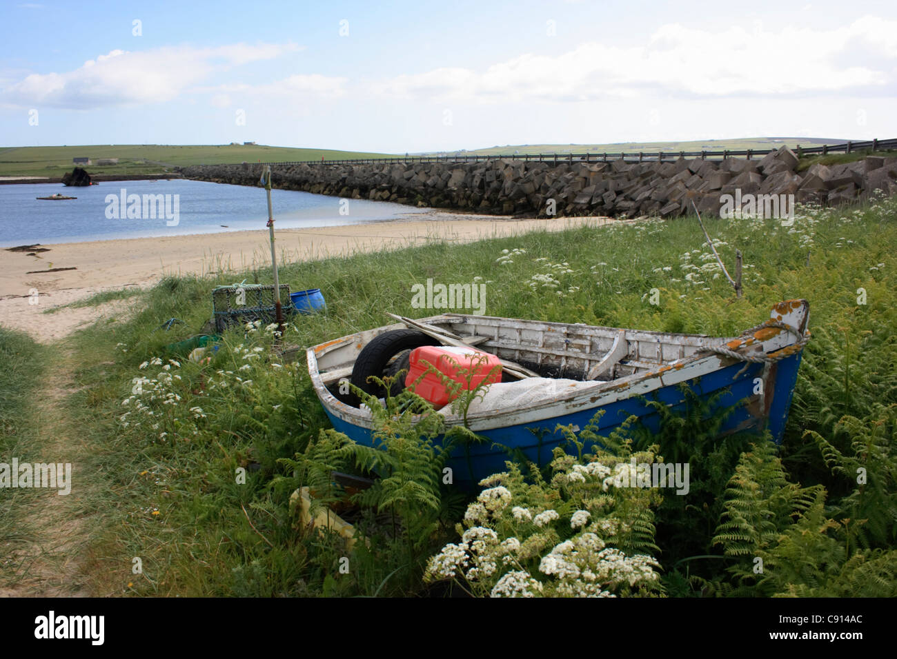 Churchill barriers orkney hi-res stock photography and images - Alamy