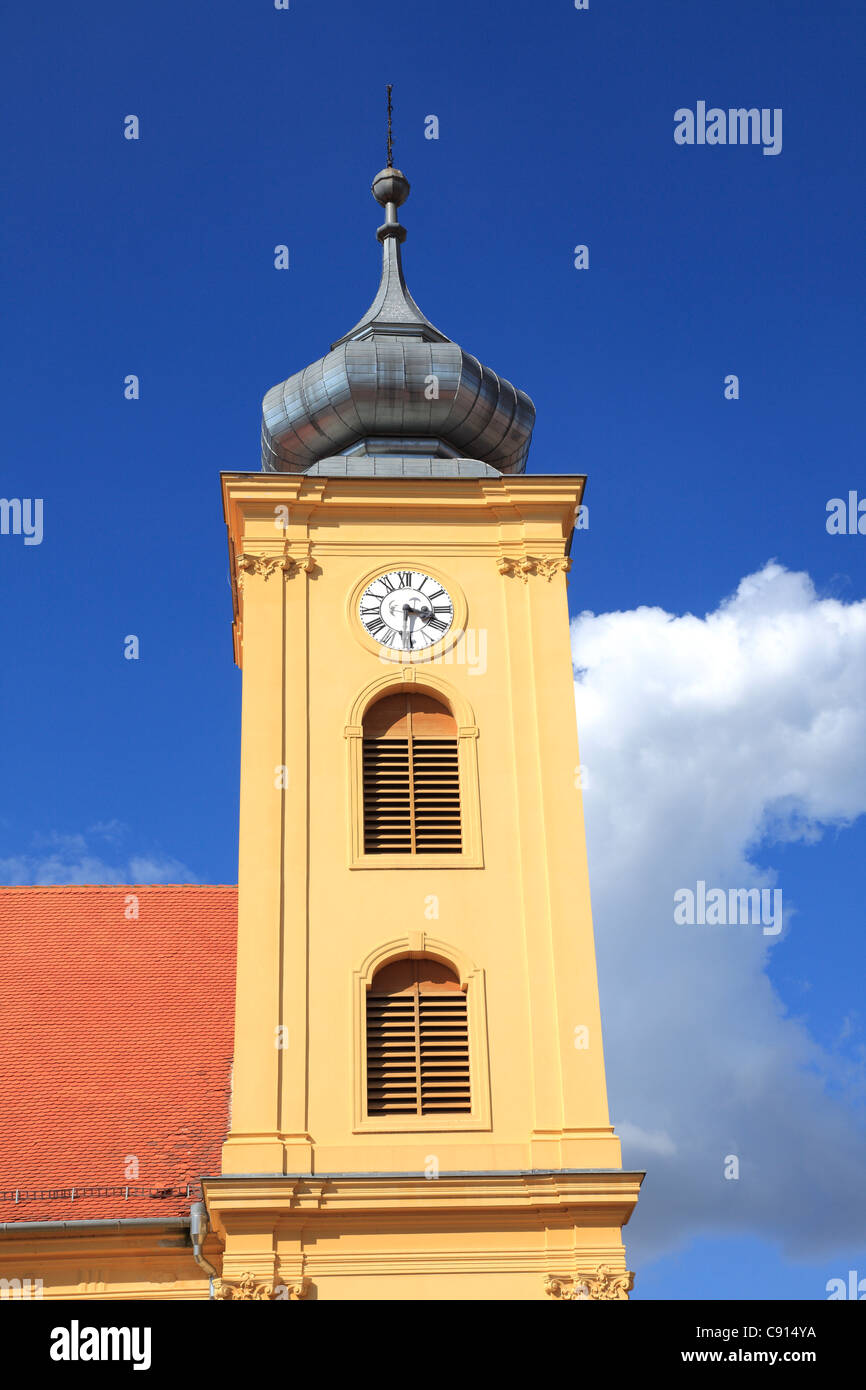 The single-nave St. Michael's Church with two towers was built by the ...