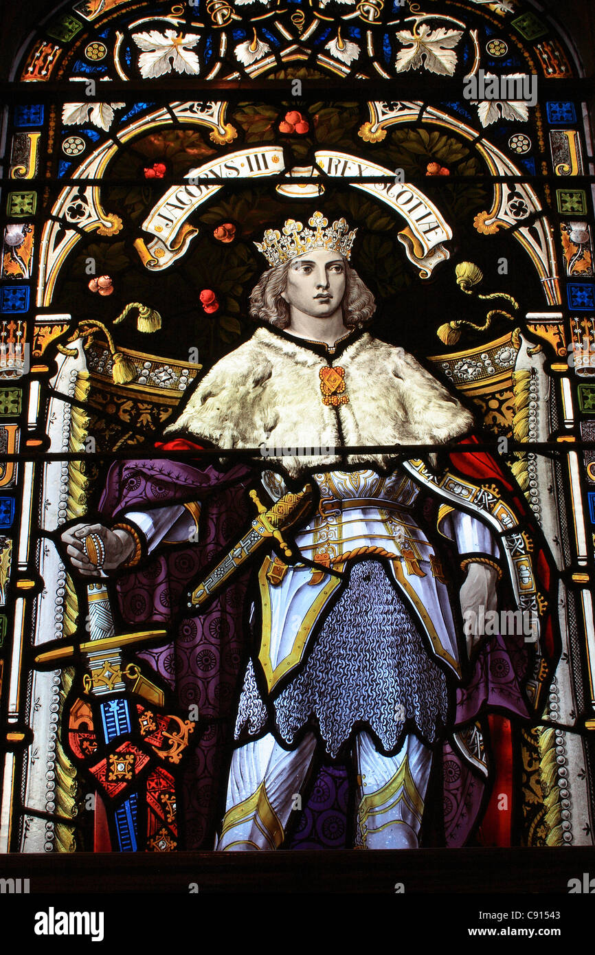 Stained glass windows depict High Resolution Stock Photography and ...