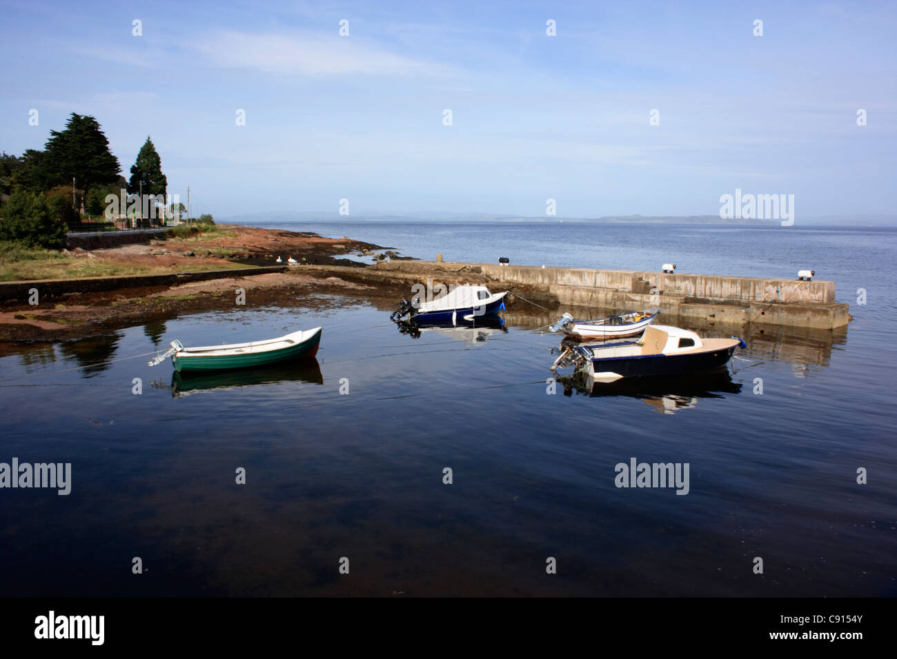 Corrie Harbour is one of three man made harbours on the Isle of Arran ...