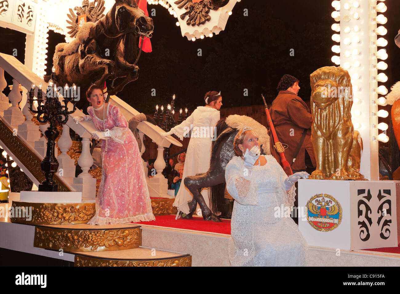 Overthrow of the Tsar, the winning entry in the Open Tableau Class ...