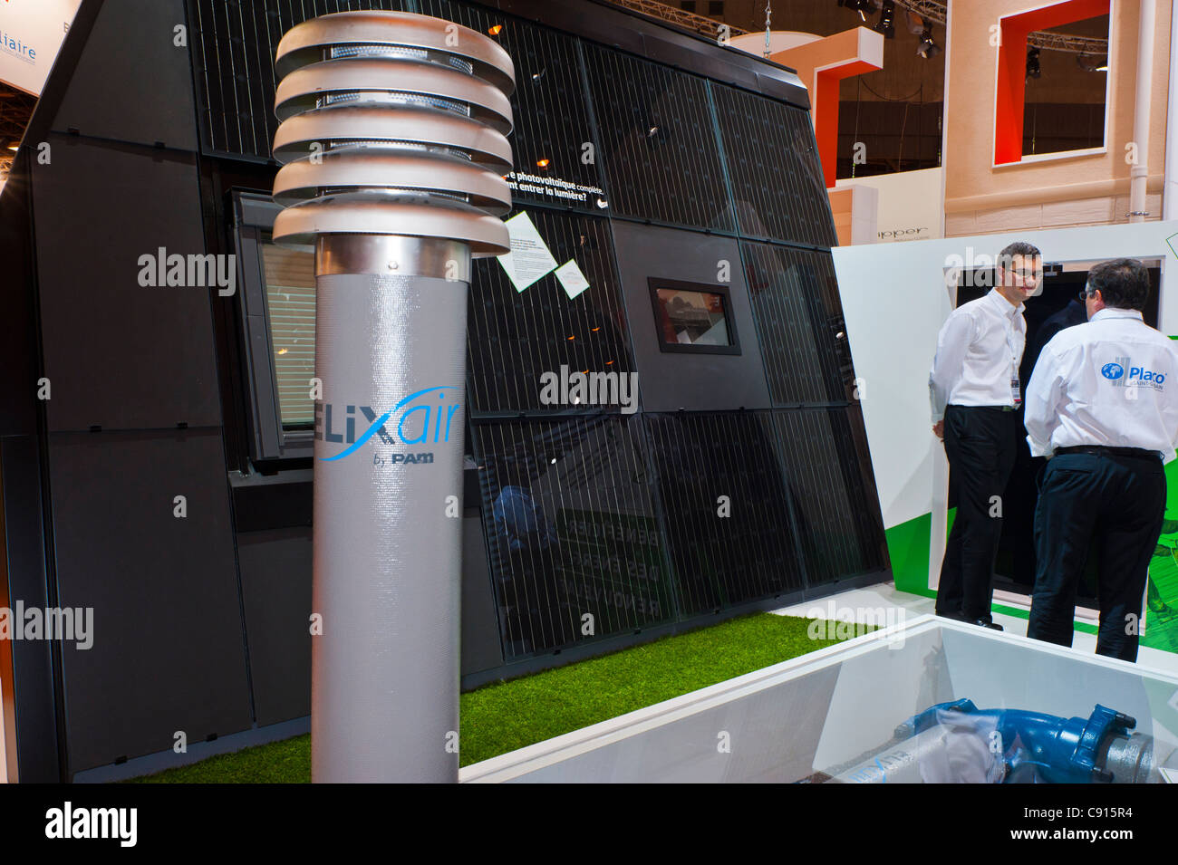 Paris, France, Batimat Construction Materials Trade Show, Solar Energy ...