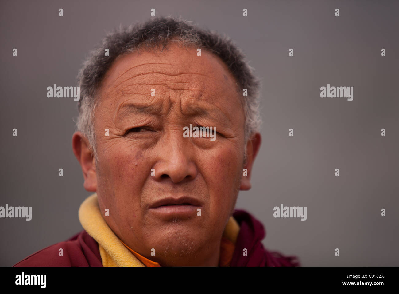 Buddhist priest, Sagarmatha National Park, Nepal Stock Photo - Alamy