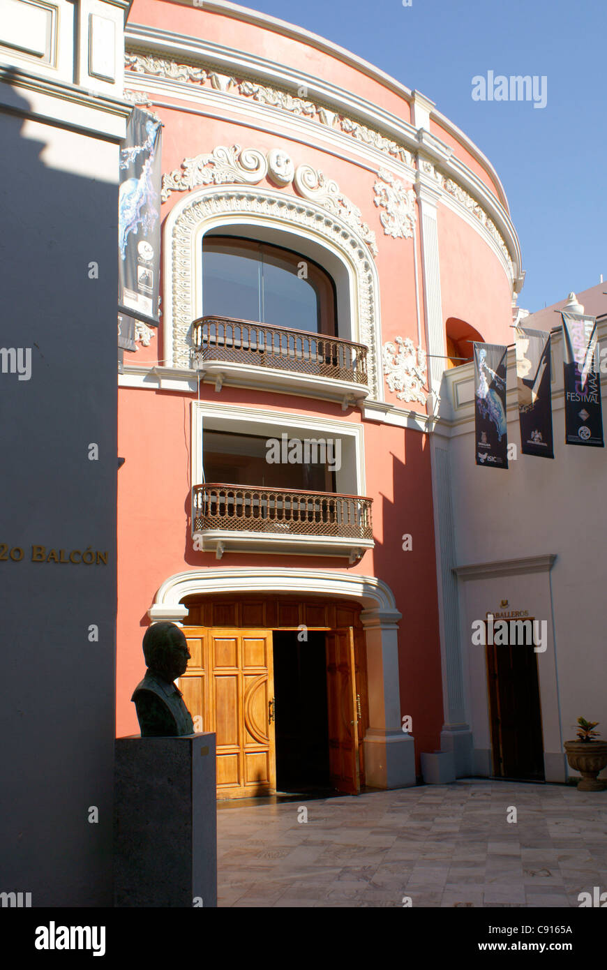 The Teatro Angela Peralta Theater in old Mazatlan, Sinaloa, Mexico ...