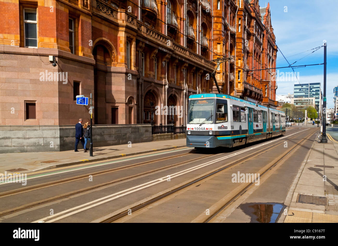 Manchester light rail system hi-res stock photography and images - Alamy