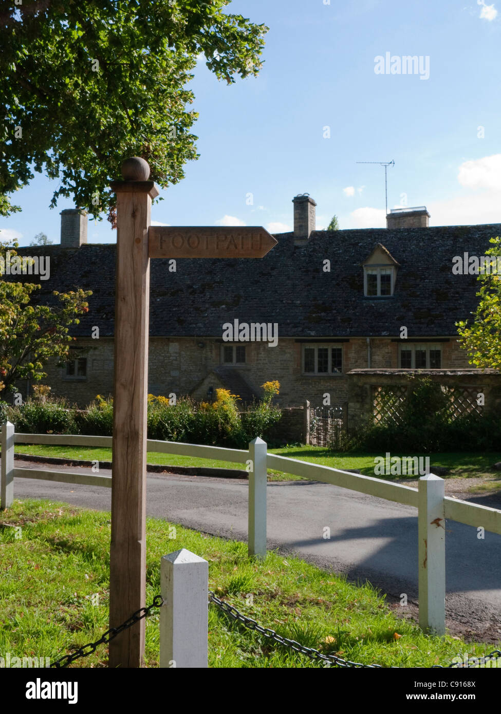 Swinbrook village is a small village on the River Windrush, of ...