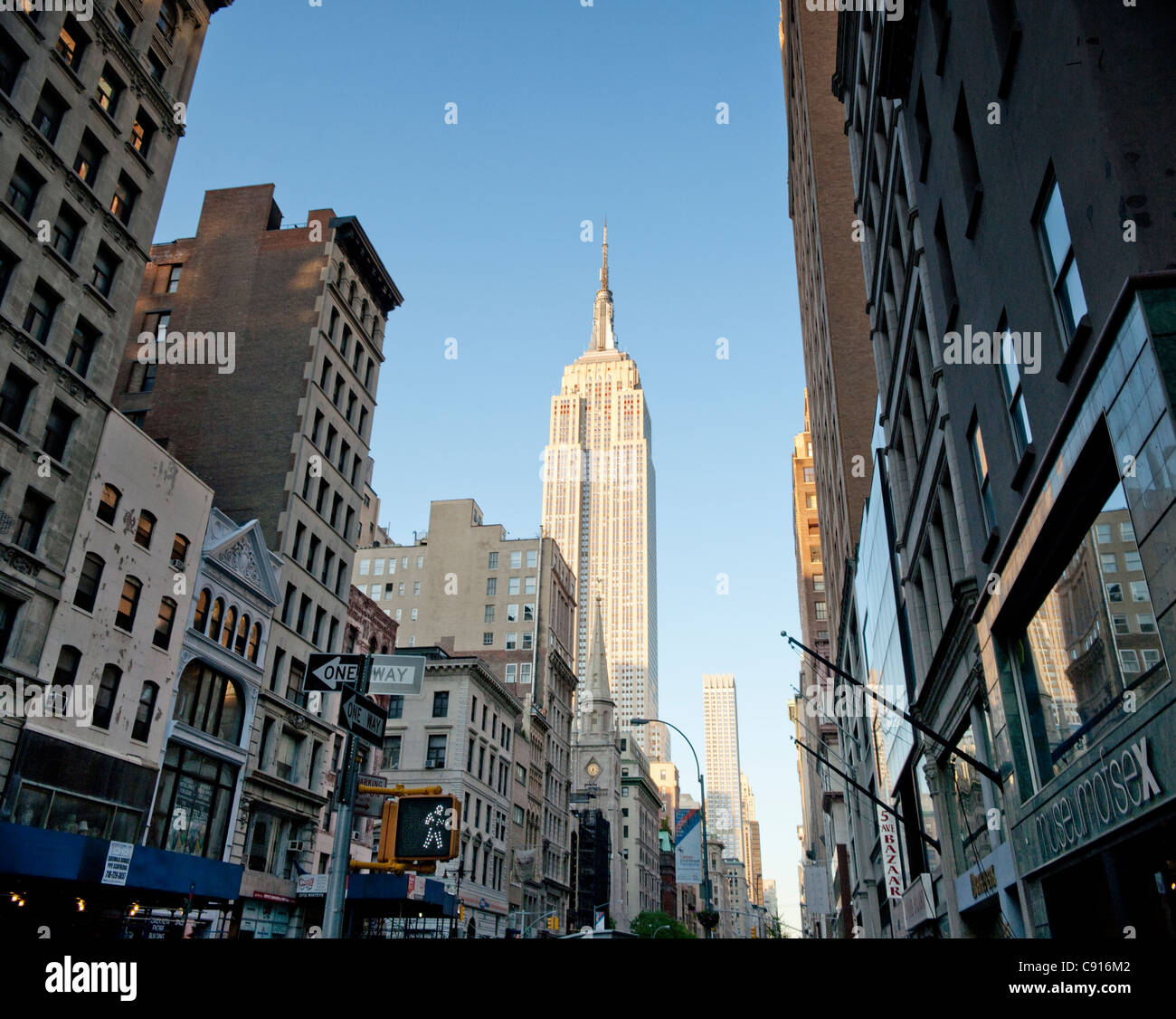 One of New York's most famous landmarks the Empire State Building is ...