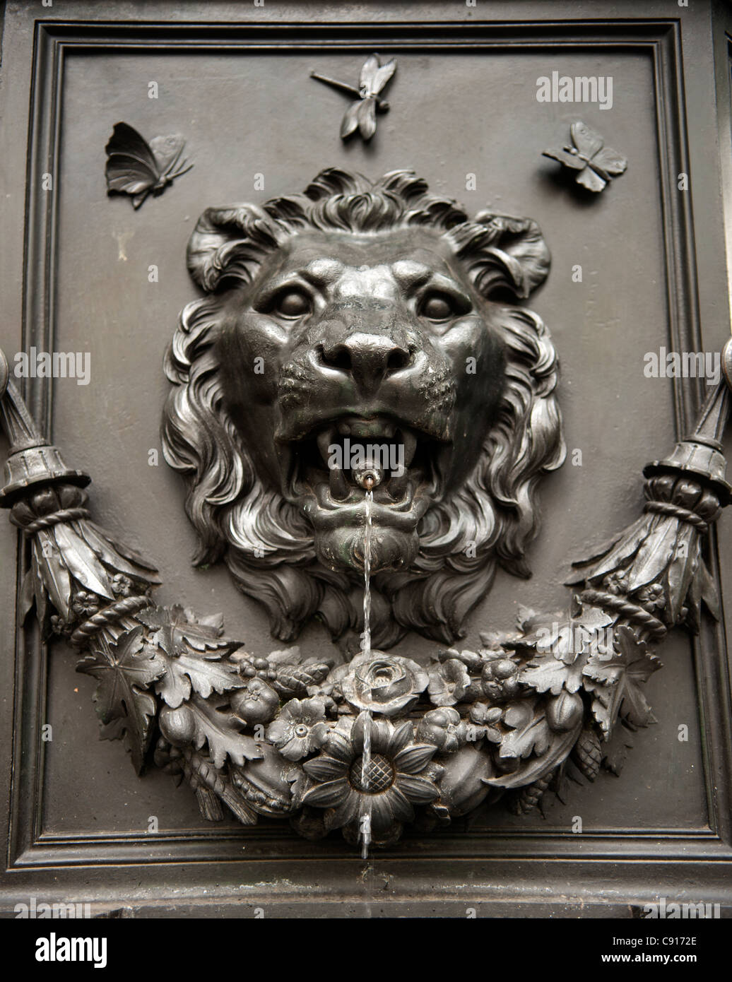 The James Fountain dated 1881 is a Temperance fountain with the figure ...