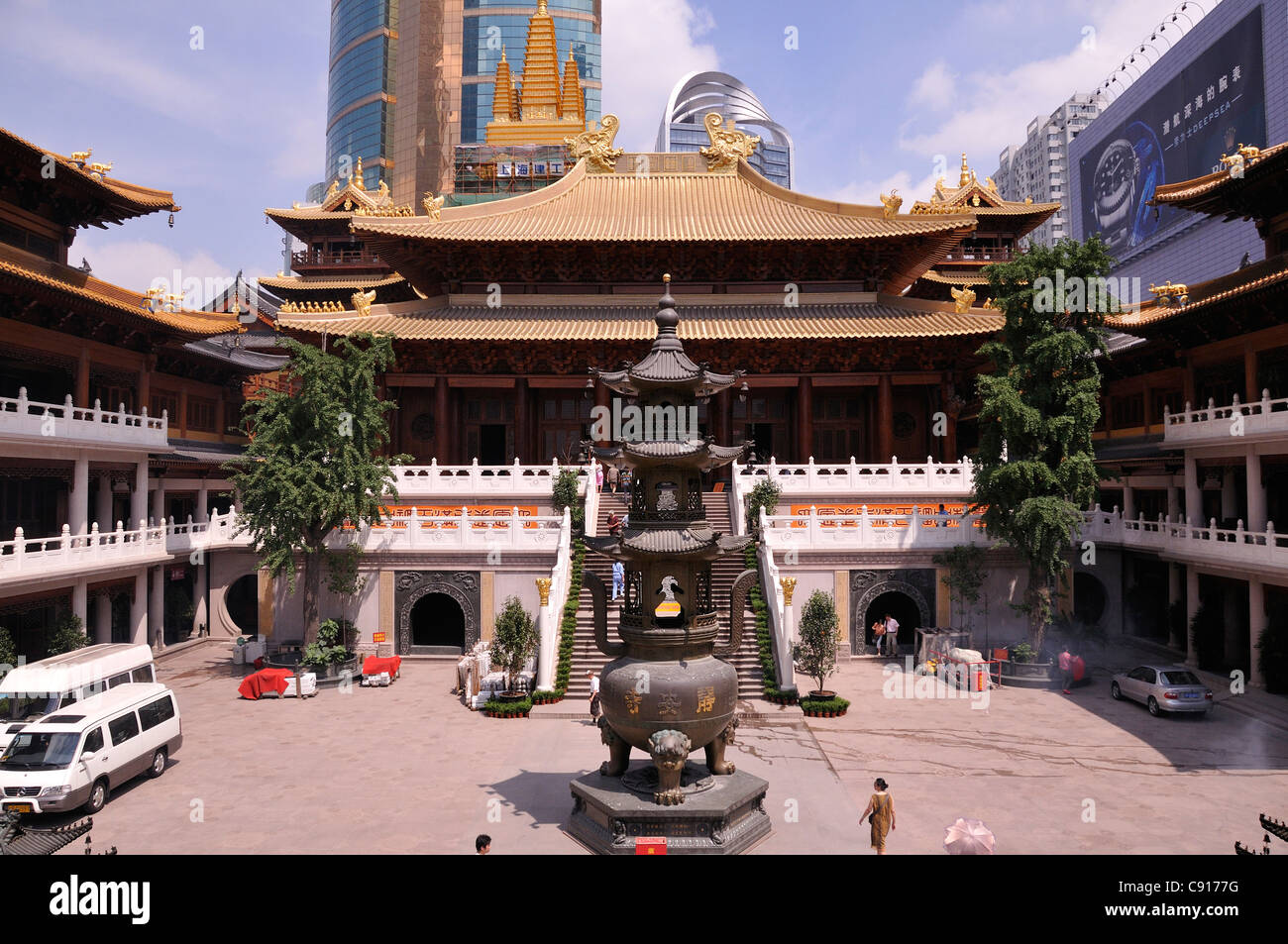 Jing'an Temple the Temple of Peace and Tranquility is a Buddhist temple ...