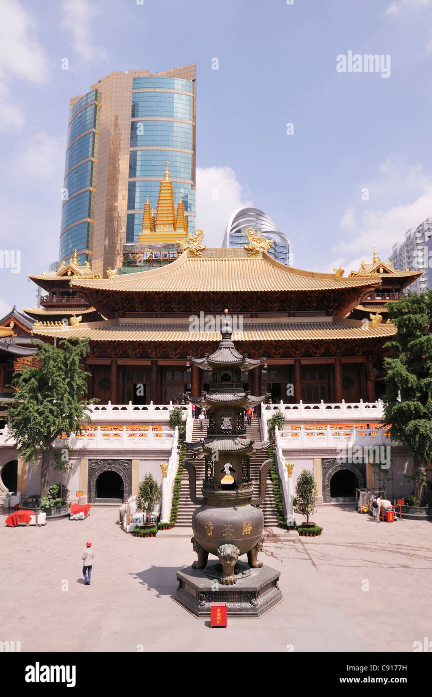 Jing'an Temple the Temple of Peace and Tranquility is a Buddhist temple ...