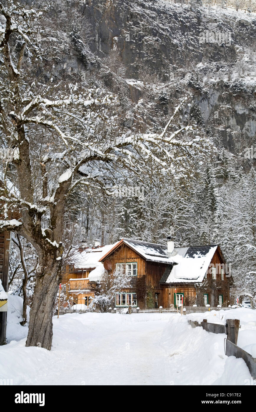 Lake Toplitz is a high mountain lake which freezes in winter. It was ...