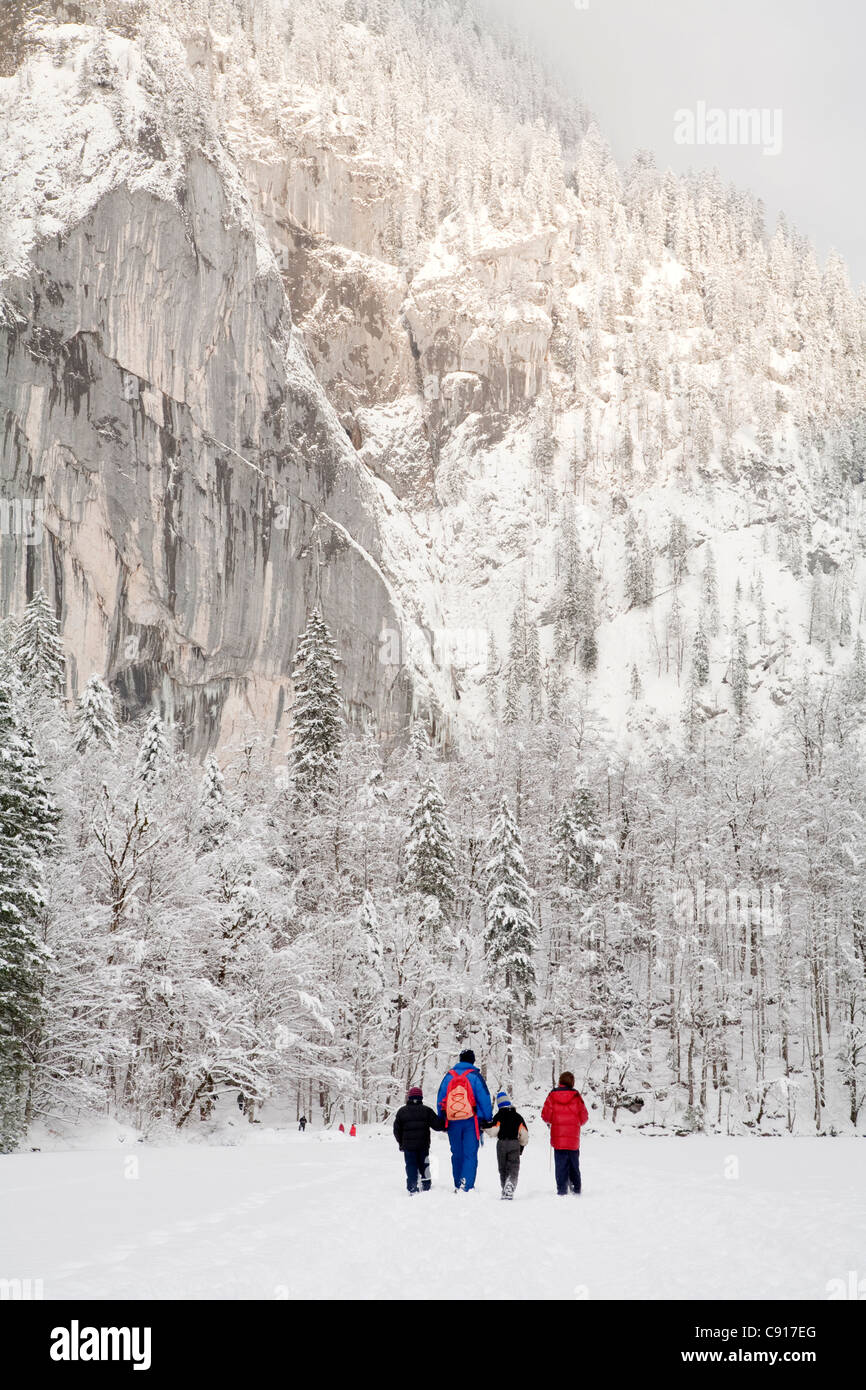 Lake Toplitz is a high mountain lake which freezes in winter. It was ...