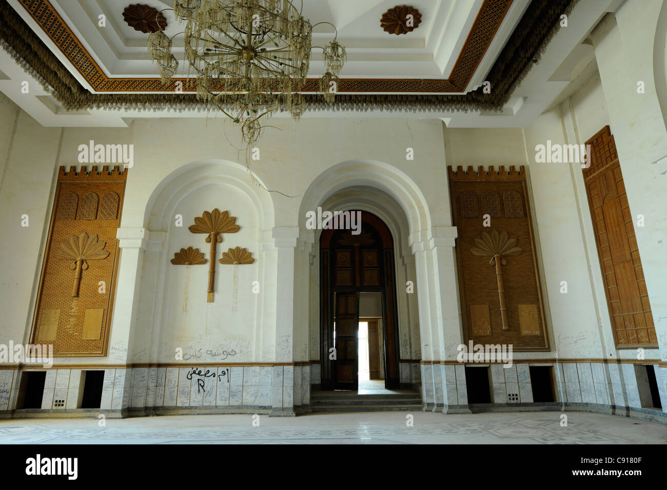 The palace built in Babylon, Iraq on the location of the fabled ...