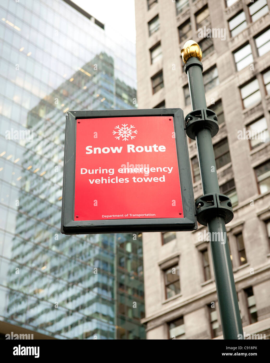 Snow routes are allocated to prevent congestion during the winter ...