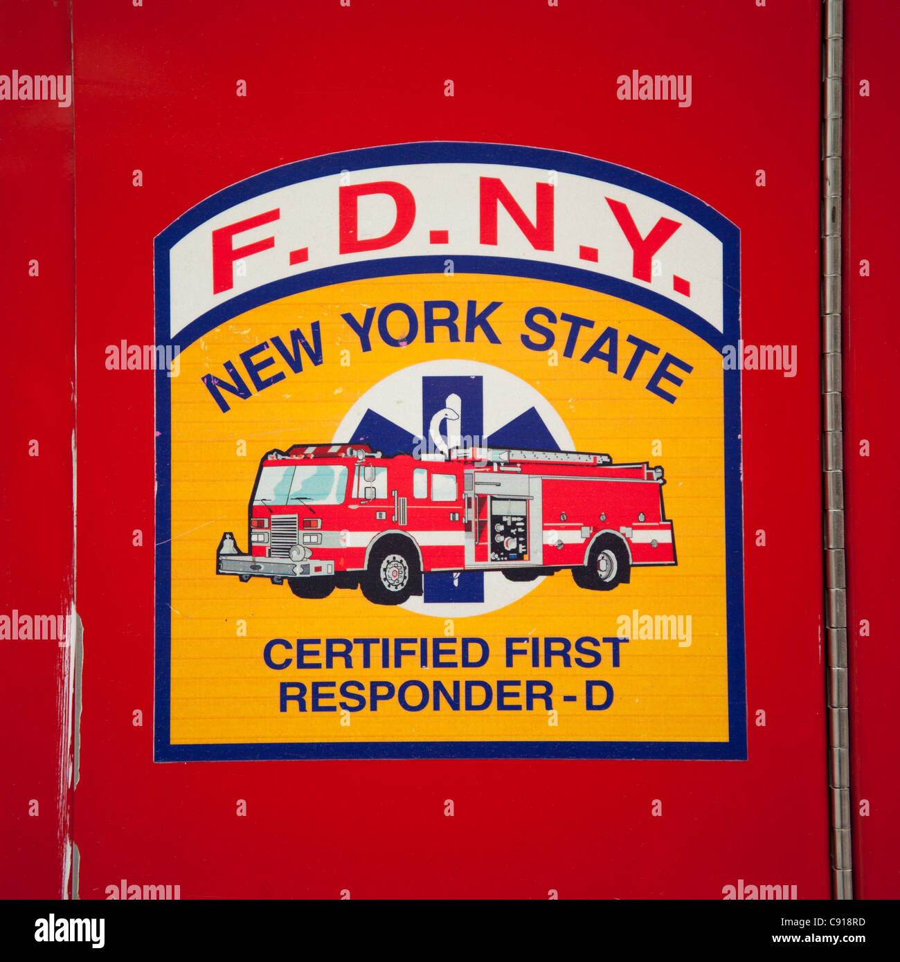 Fire trucks in New York City are always painted red with bold livery to ...