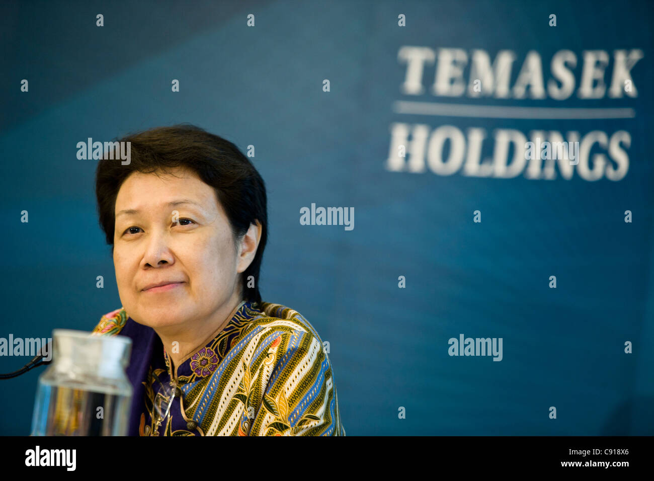 Ho Ching, Executive Director and CEO of Temasek Holdings Pte, speaks ...