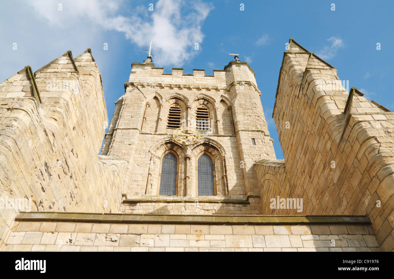 St Hilda's church on The Headland, Hartlepool, England, UK Stock Photo ...