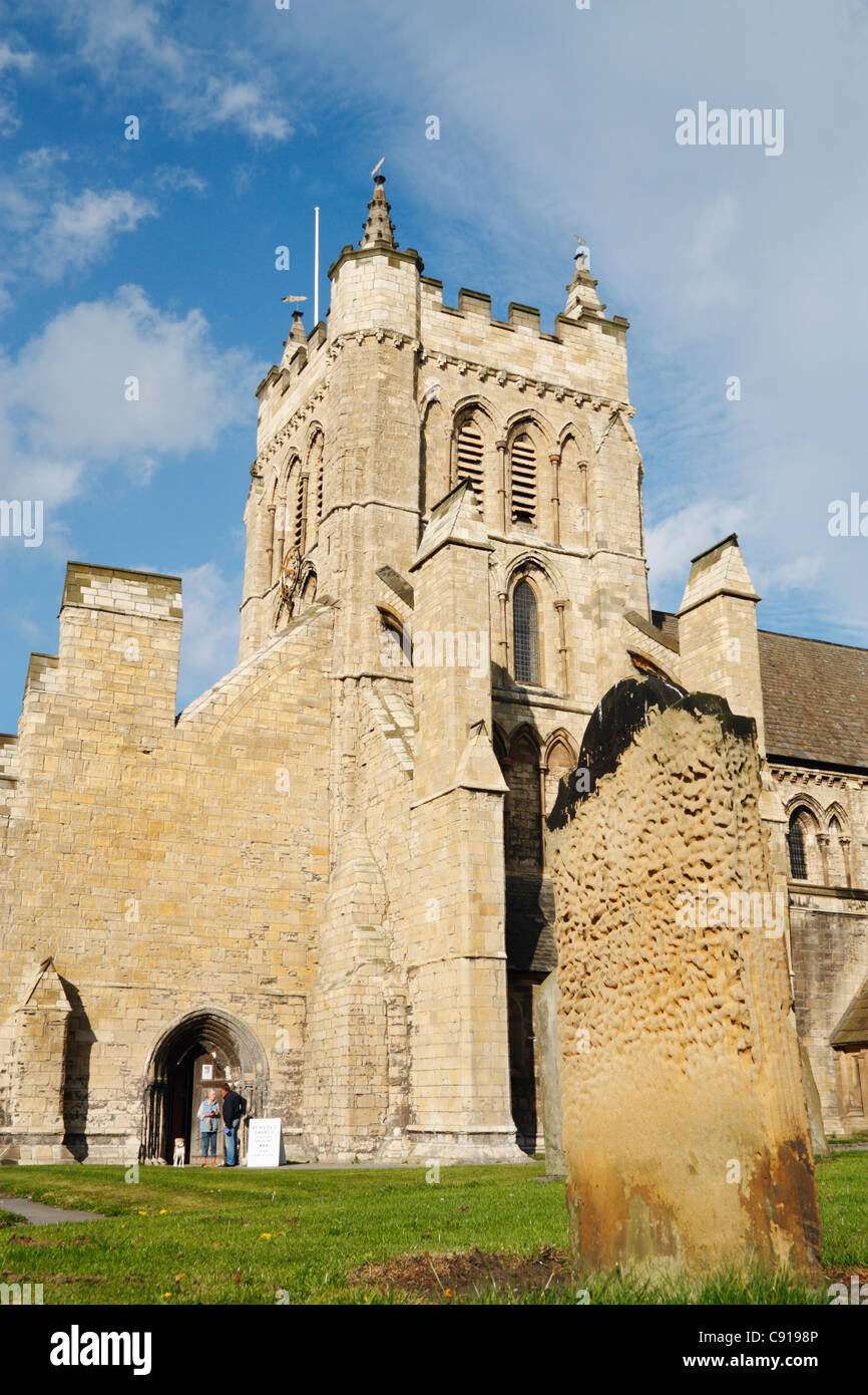 St Hilda's church on The Headland, Hartlepool, England, UK Stock Photo ...